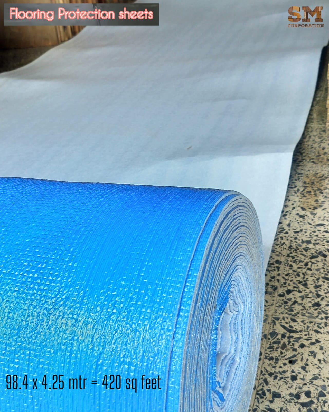 Floor Guard Laminated Film Roll | BuidingSteps