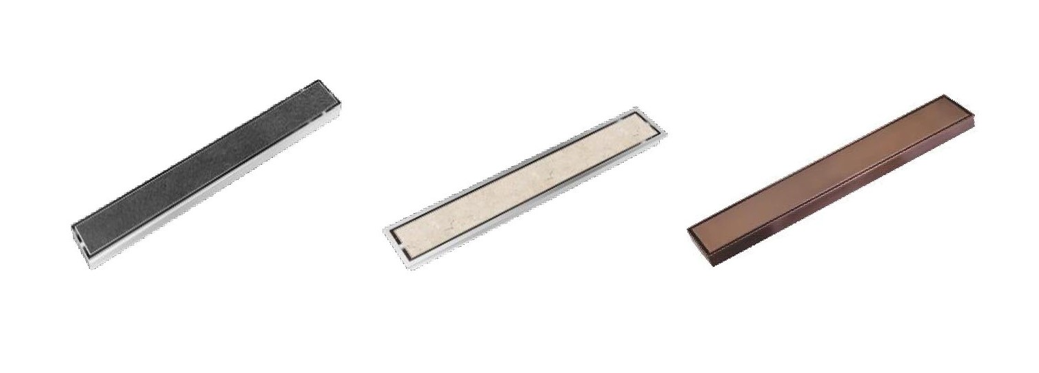 PVD Colour Coated Luxury Tile Insert Shower Channel Drainers With Anti ...