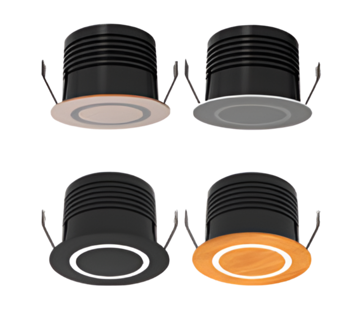 ALT0945, Circle, COB Spotlight, Magnetic Track Light - 5W, Black/White ...