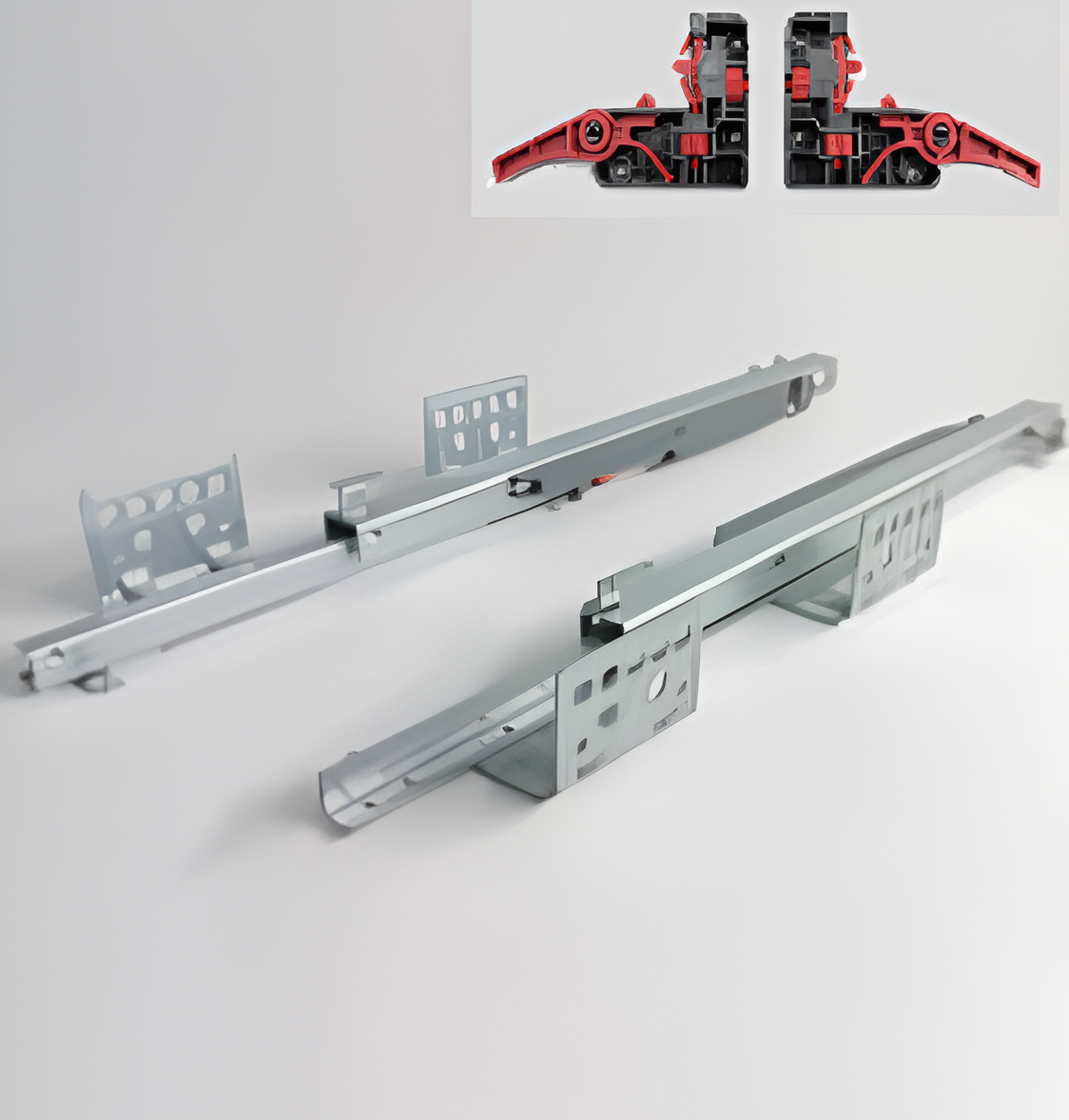 Ebco, CDSPE233-SC, Concealed Drawer Slide Partial Extension - Soft ...