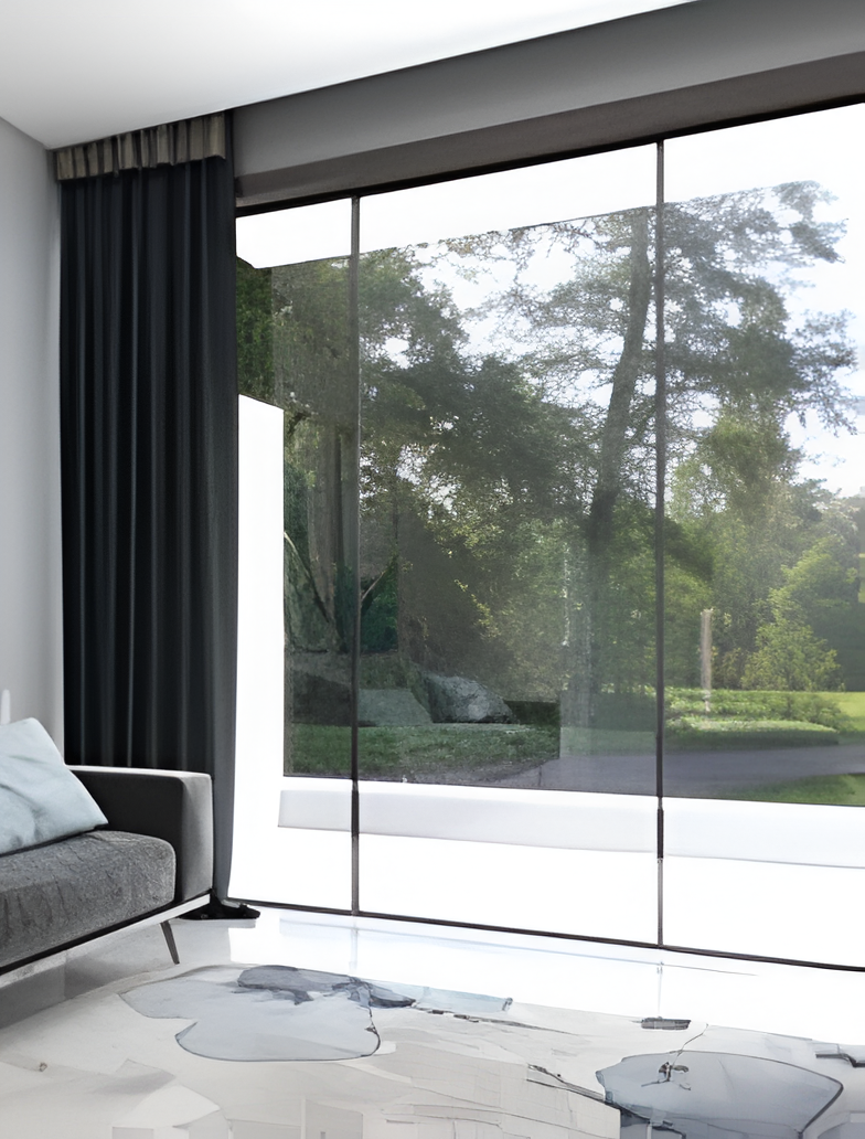 Linked Sliding Partition System 100 - Soft Close - For Al. Frame 2+1 ...