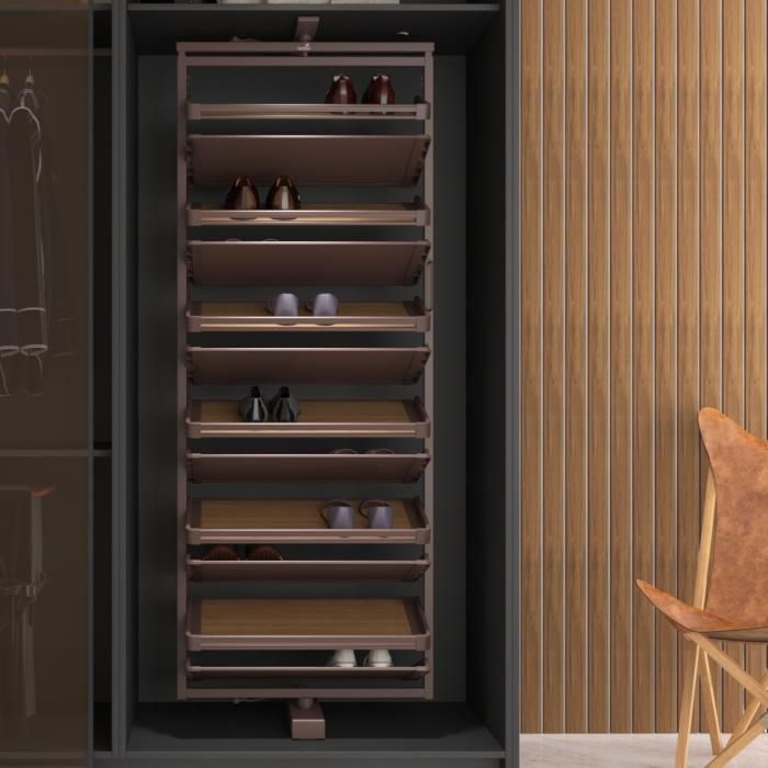 360 Shoe Rack (Order frame, layer & slide for making complete set),12 ...