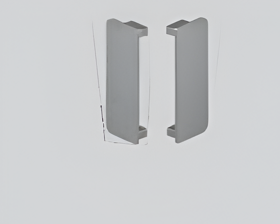 Aluminium Profile, Gola Profile End Cap for C Type with screws ...