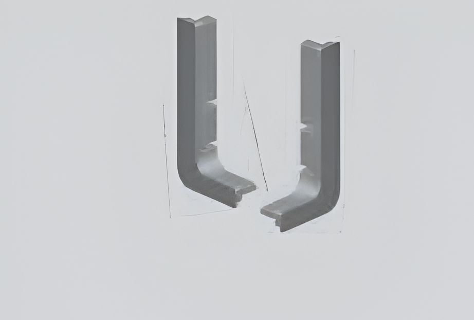 Aluminium Profile, Gola Profile End Cap for L Type with screws, Black ...